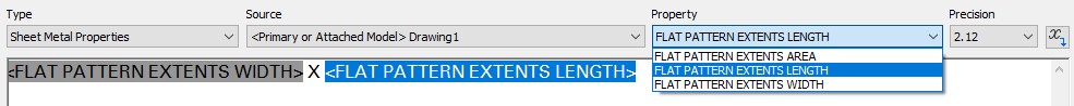 Create FlatPattern Length and Width Dimension Annotations on the FP ...
