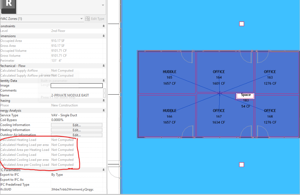Heat/Cooling load calculation not computed - Autodesk Community
