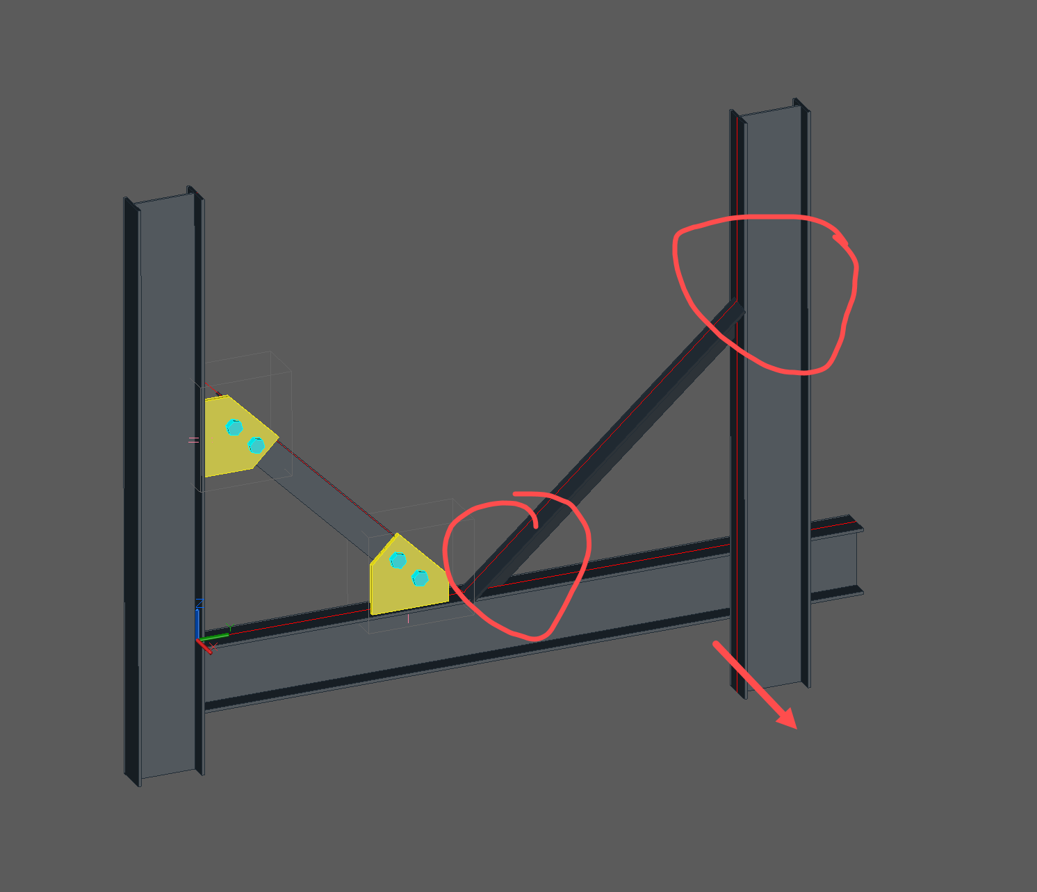 Out of plane bracing connection macro? - Autodesk Community