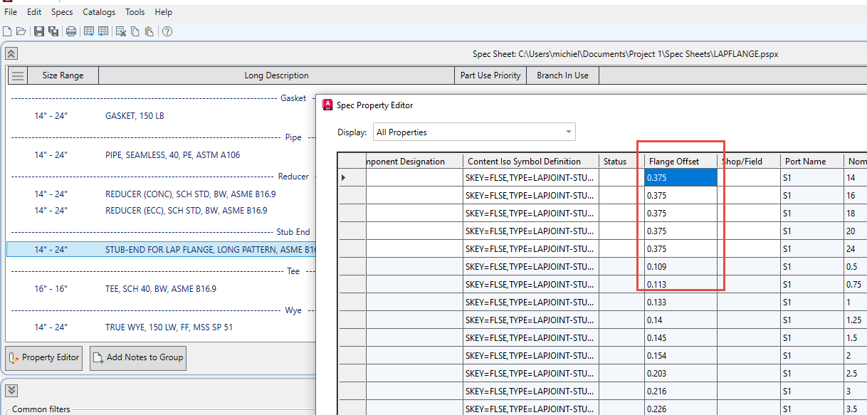 How to fix Error in Loose flange and Stub End. - Autodesk Community