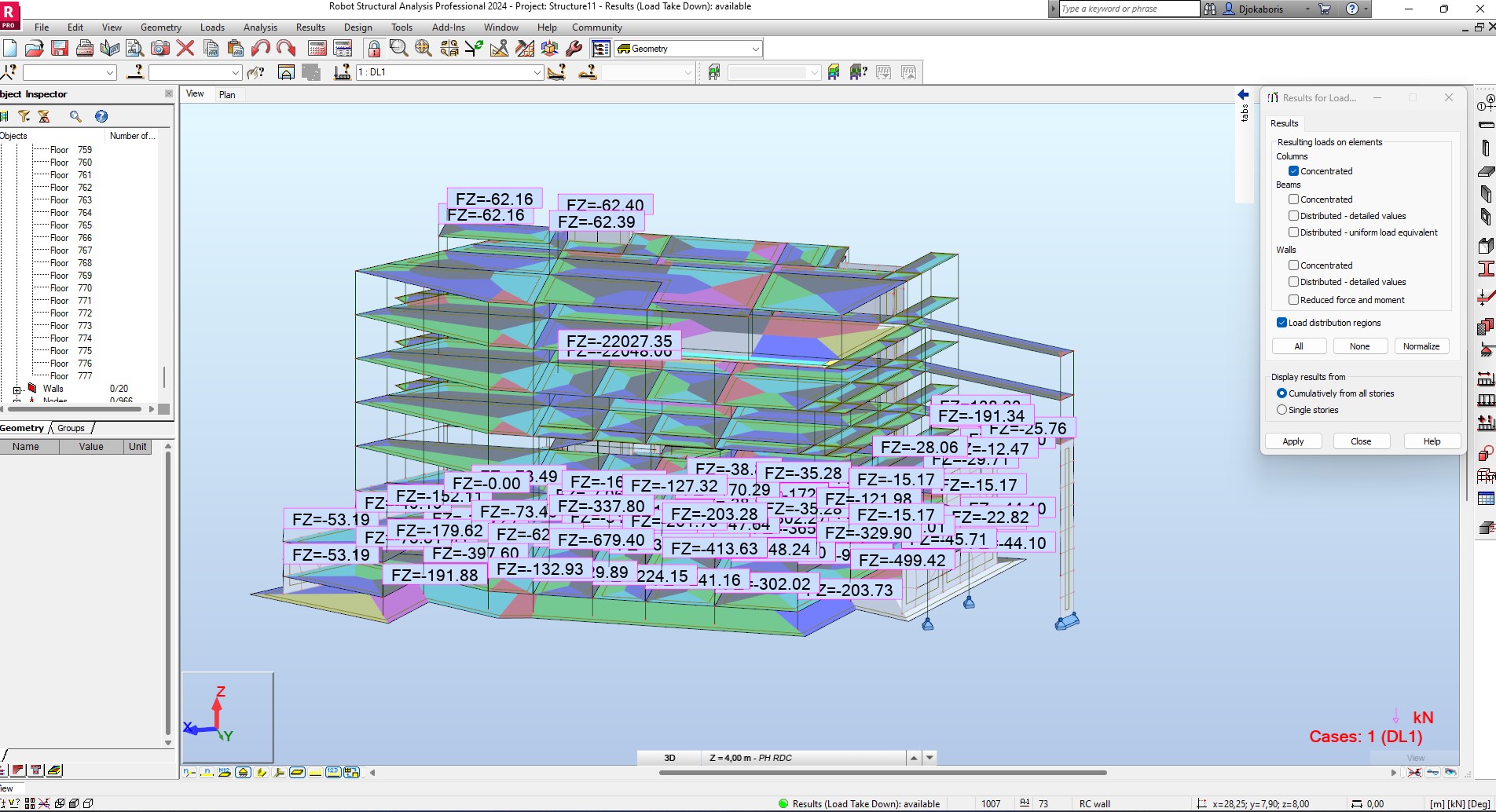 Solved: Load takedown on floating columns - Autodesk Community