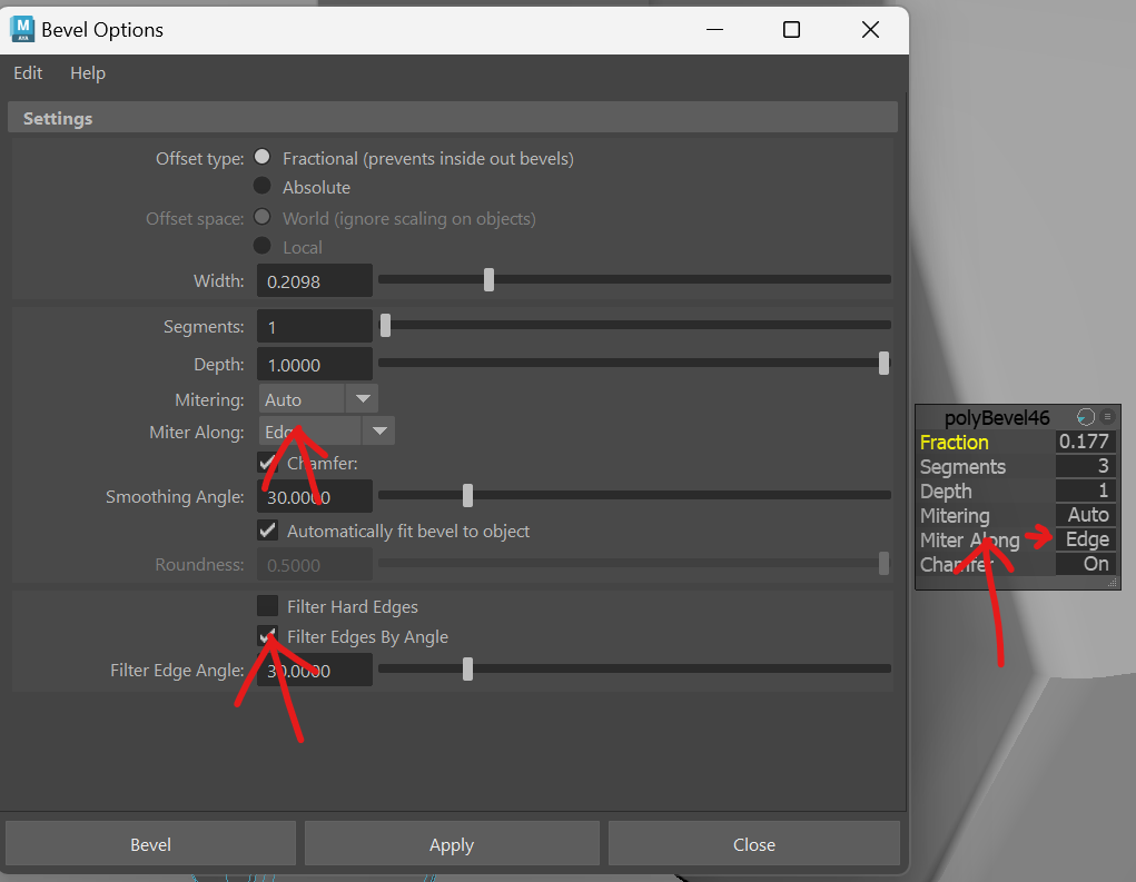 Solved: Maya 2025 "new Bevel" not working - why? - Autodesk Community