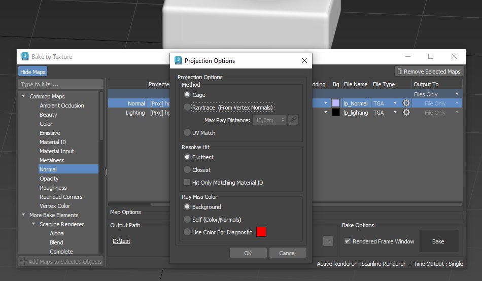 Strange artifacts when baking normal map in 3ds max, starting from version 22 - Autodesk Community