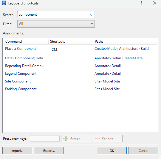 Hotkey for Opening Component Search Bar - Autodesk Community