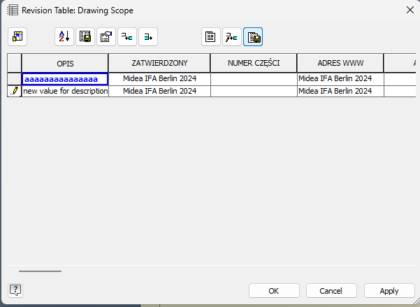 Add option to link ALL data in a revision table to iProperties - Add Revision Row - Autodesk ...
