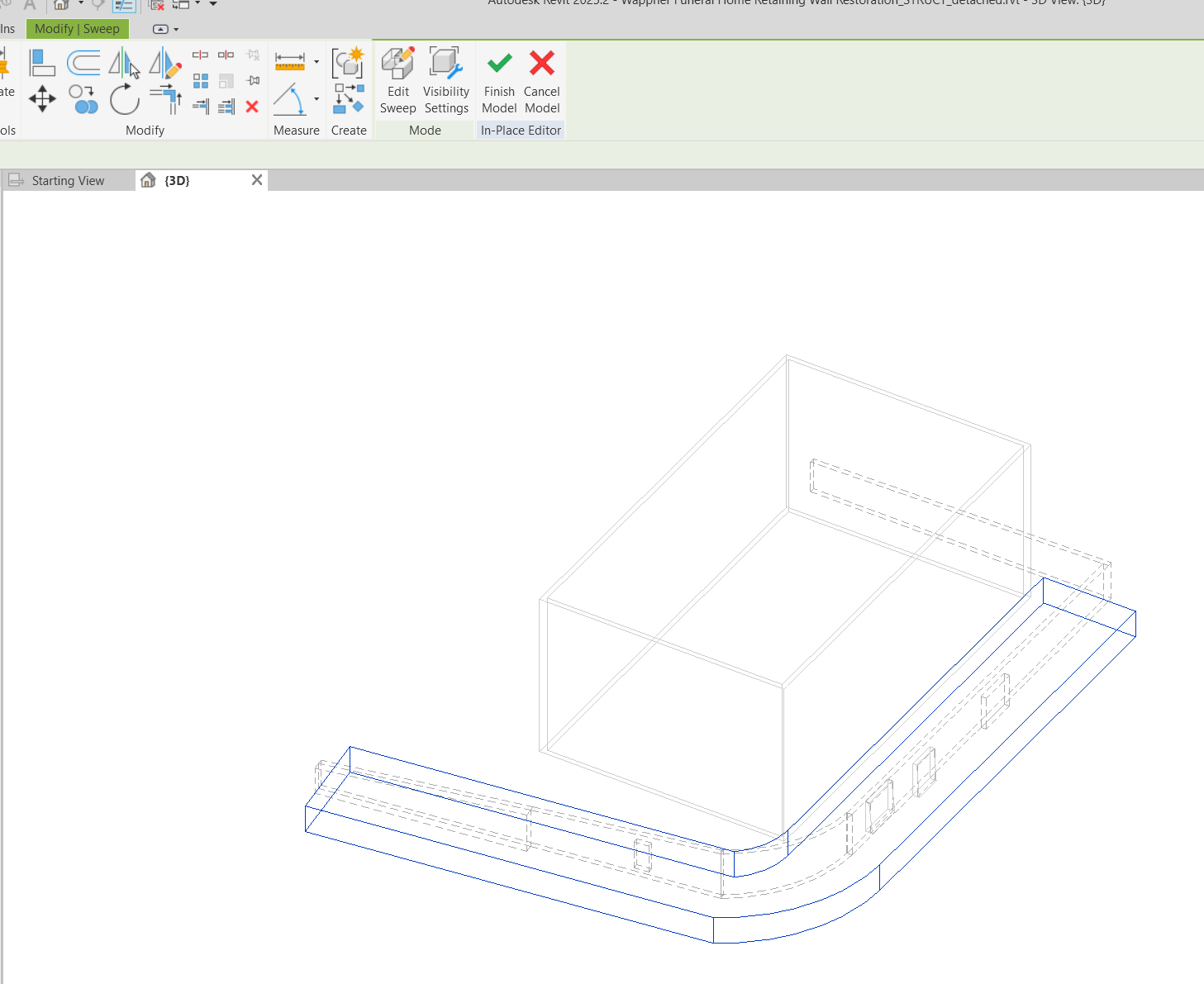 Solved: Revit encountered a serious issue when i place a wall footing under curved wall ...