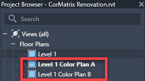 Working with Color Plans in Revit 2025