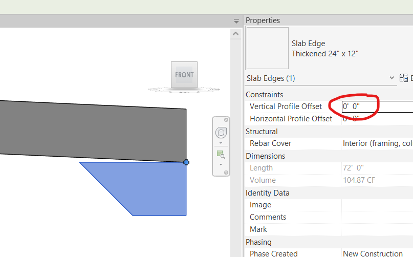 Adding a thickened slab edge to a sloped slab - Autodesk Community