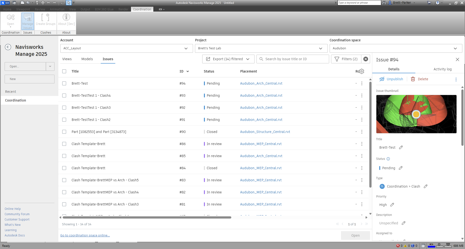 Product Update Navisworks Coordination Issues Add In 4 5 0 Autodesk Community