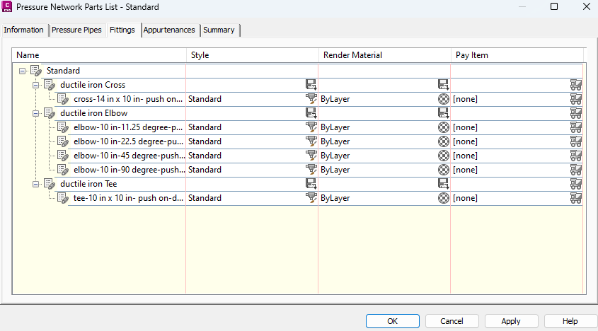 Solved: Can't choose Pressure Pipe size from Catalog - Autodesk Community