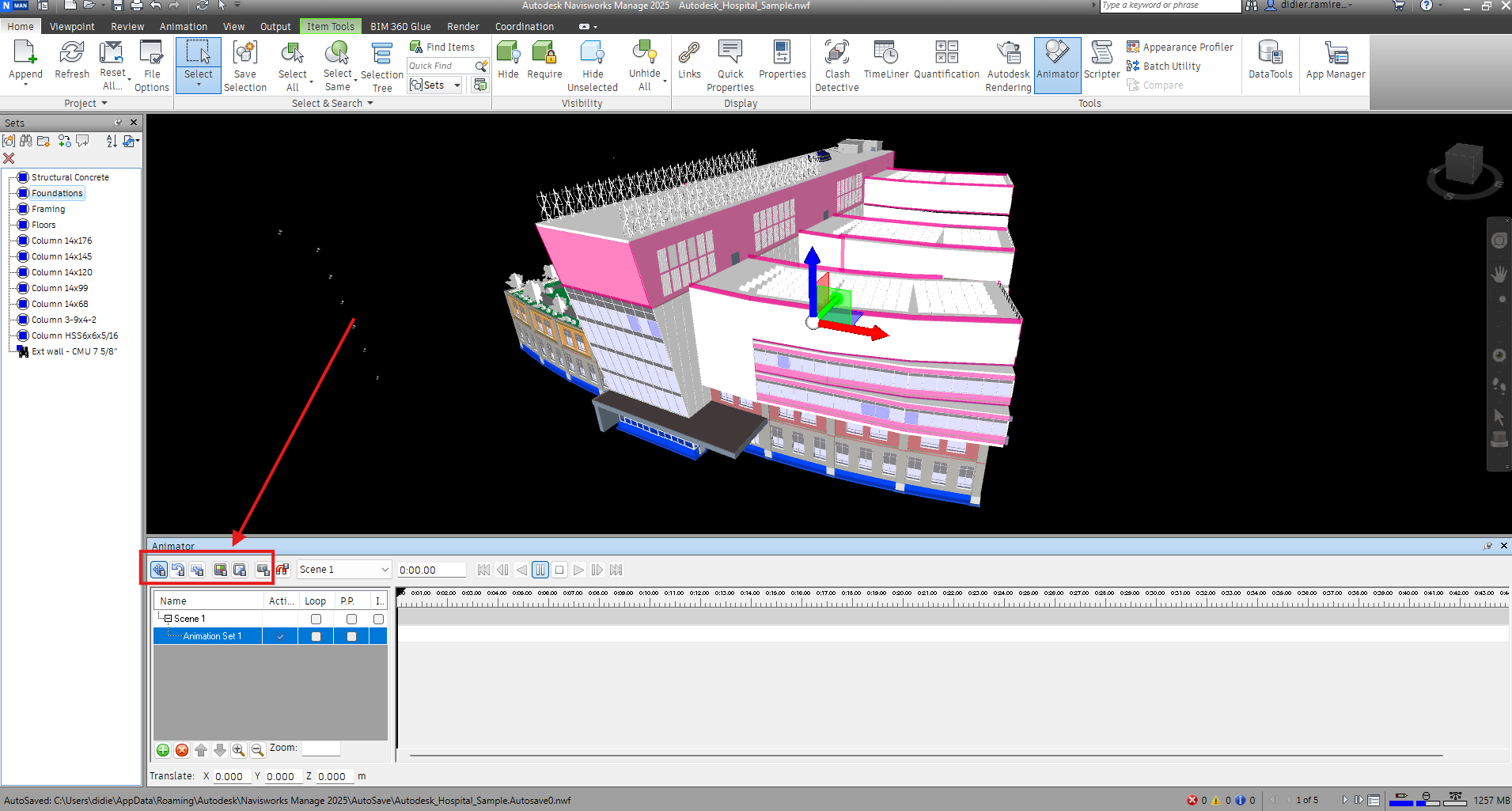 Saving keyframe of animation set Manage 2025 - Autodesk Community