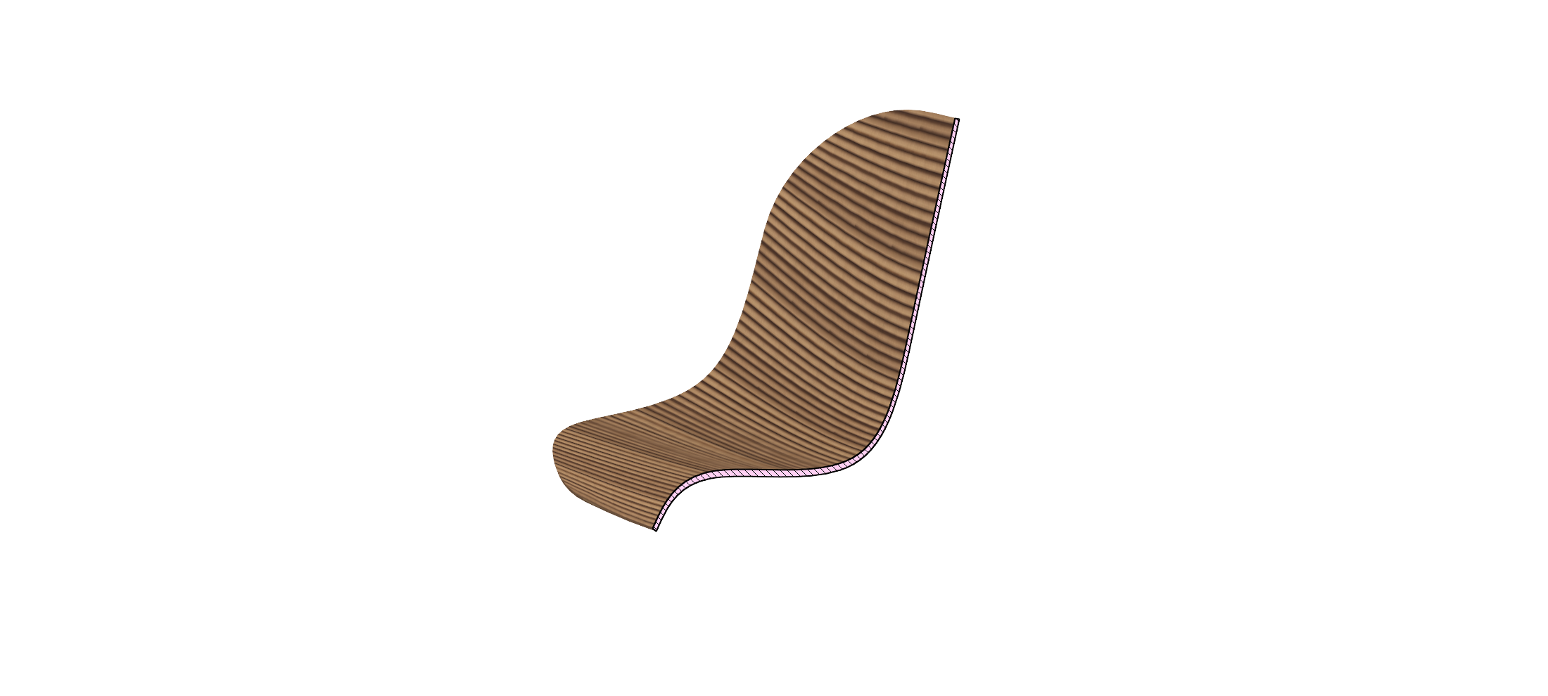 Project corrugated pattern to double curved surface - Autodesk Community
