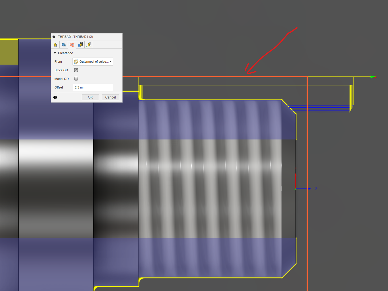 BUG Lathe threading? - Autodesk Community