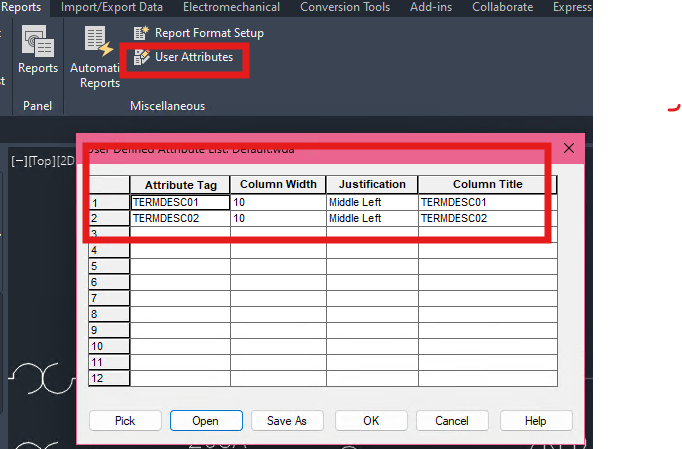 Solved: How to add wire terminals (ring lugs, etc.) to cable from/to reports. - Autodesk Community