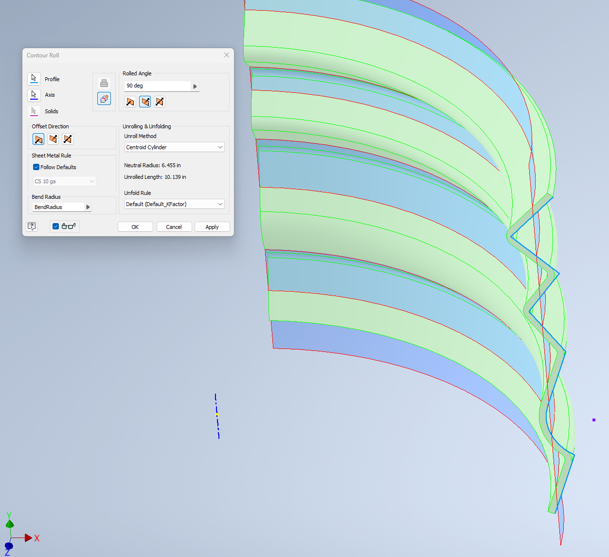 Solved: How to fold a flat sheet into a circular shape? - Autodesk Community