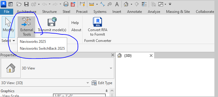 Navisworks Exporter Glitch Cant Select Options Autodesk Community