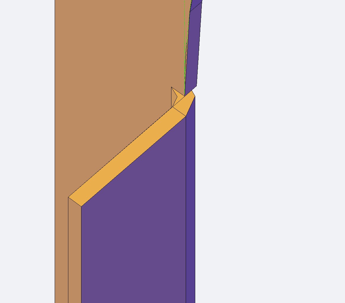 Need help creating a Folded plate, the radius of the fold (folded ...