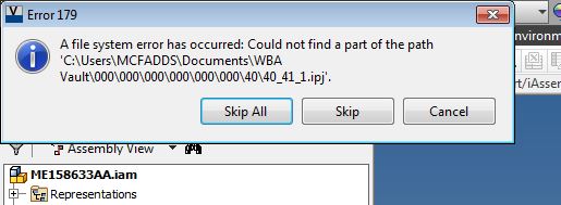 Solved: Vault Baisc Check out Errors - Autodesk Community