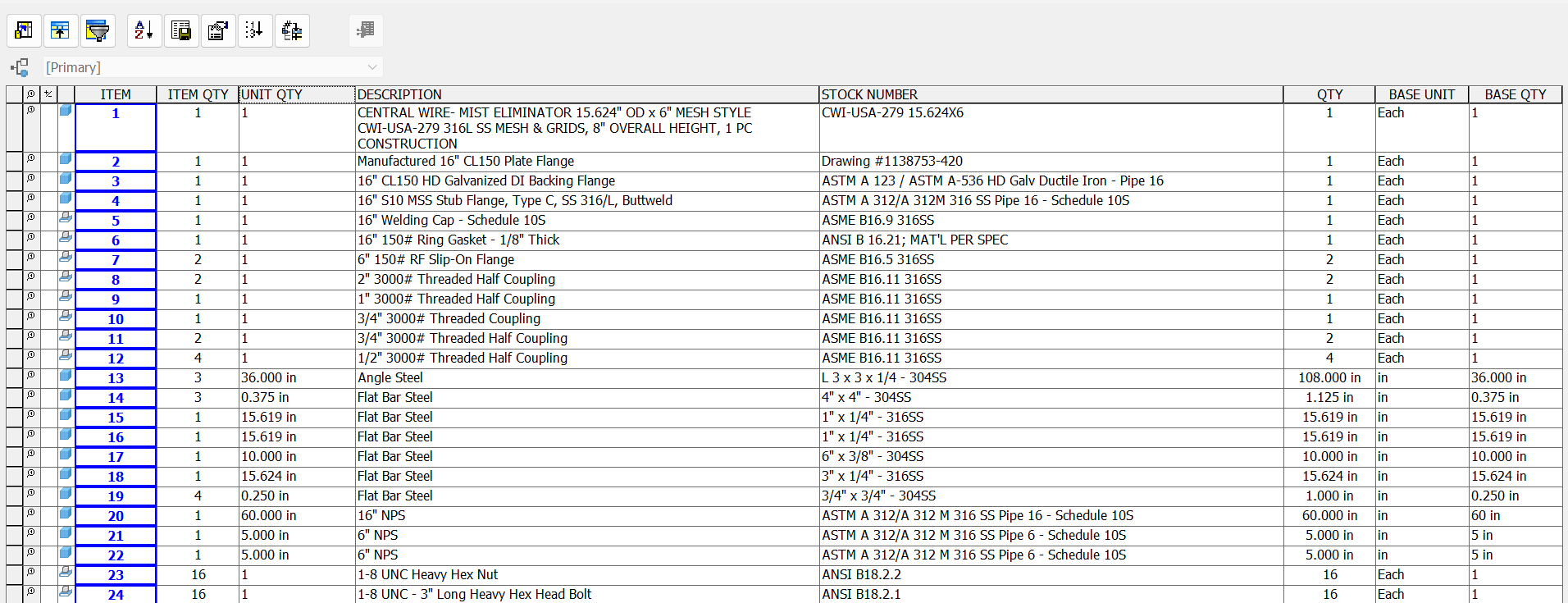 Solved: Changing a parts list formatting to fractional using logic - Autodesk Community