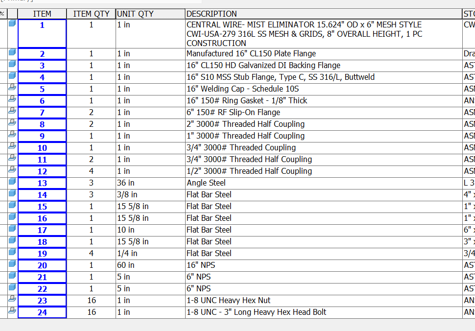 Solved: Changing a parts list formatting to fractional using logic - Autodesk Community