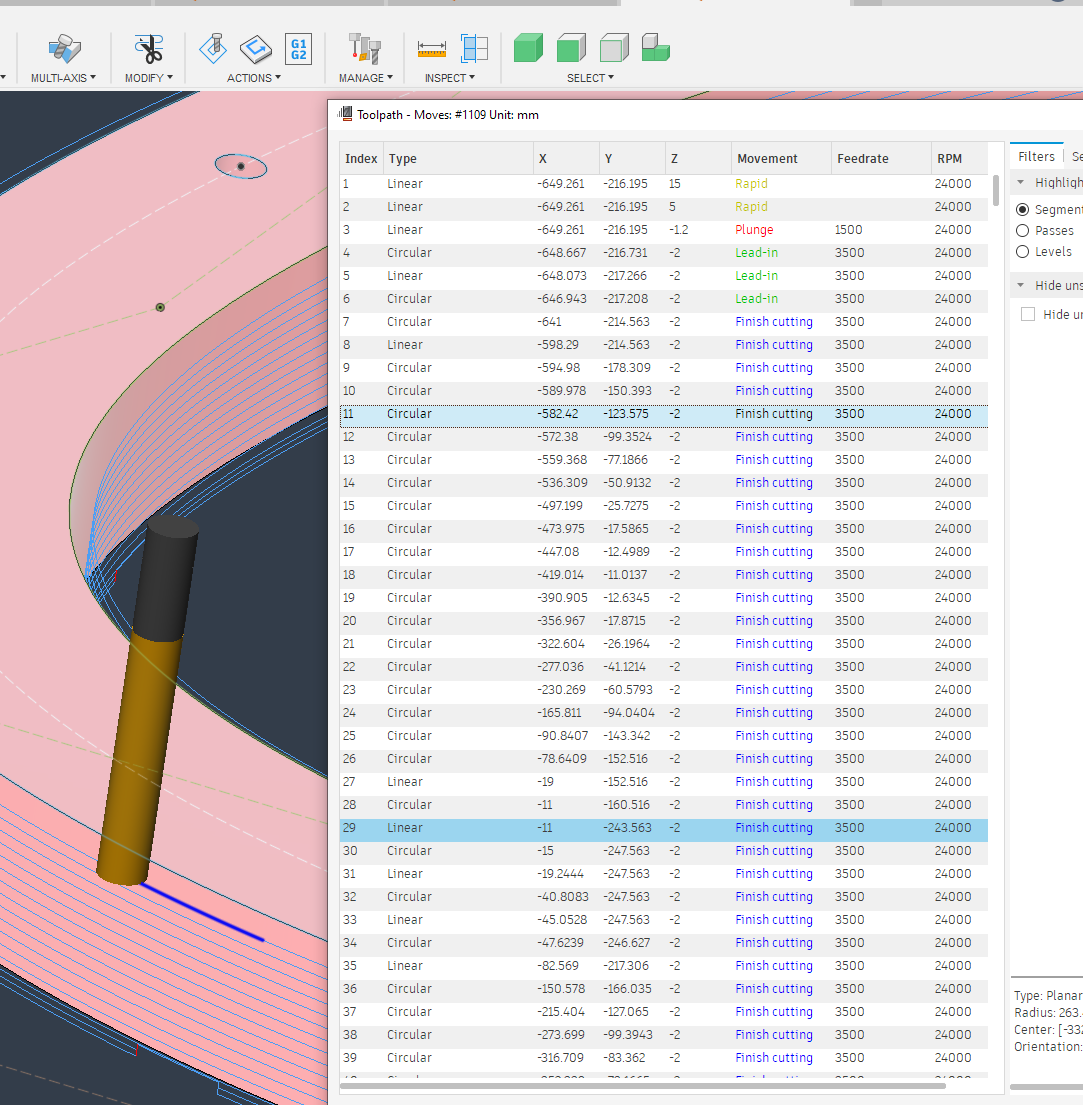 Solved: Fusion CAM feedrate issue - Autodesk Community