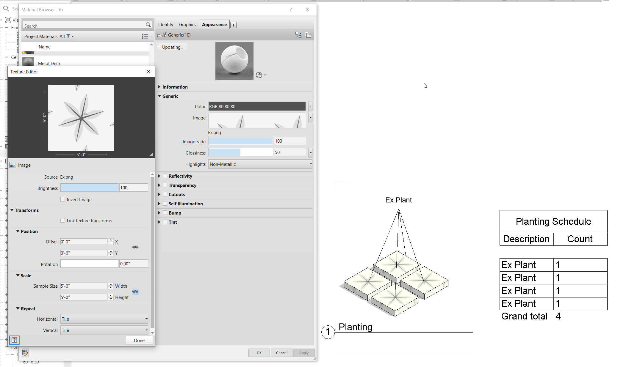 Need Help Tagging Reference Images for Trees and Palms in Revit ...