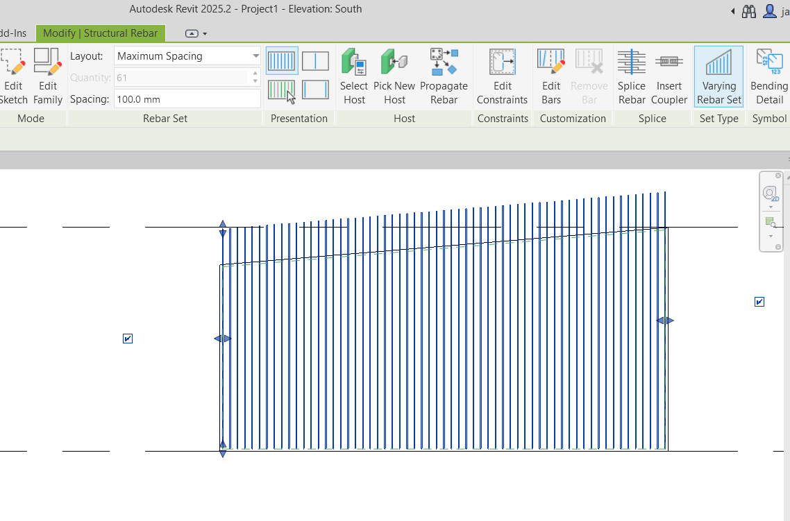 L-shaped Rebar placement in Slope wall - Autodesk Community