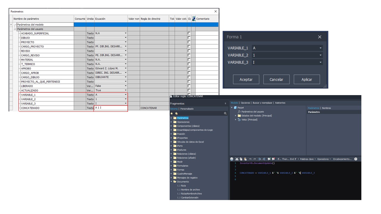Solved: Concatenar parametros - Autodesk Community