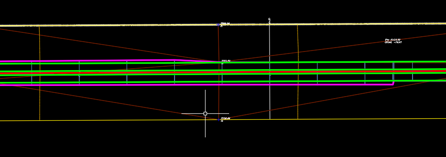 In my profile view the existing ground has gaps which doesn't match my ...
