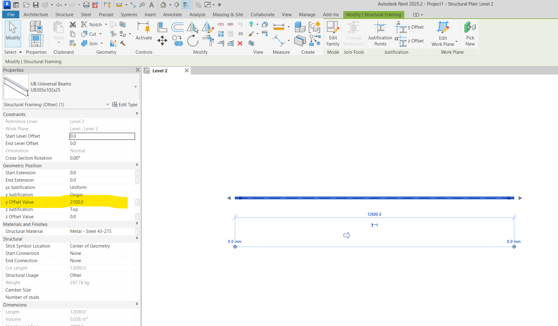 Solved: Beam placement is being moved from where I originally placed it - Autodesk Community