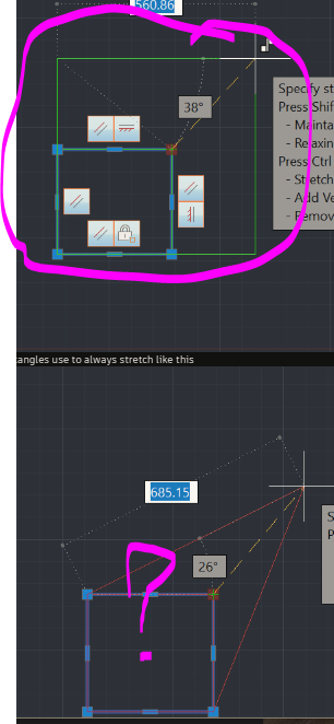 My rectangle grip settings changed - Autodesk Community