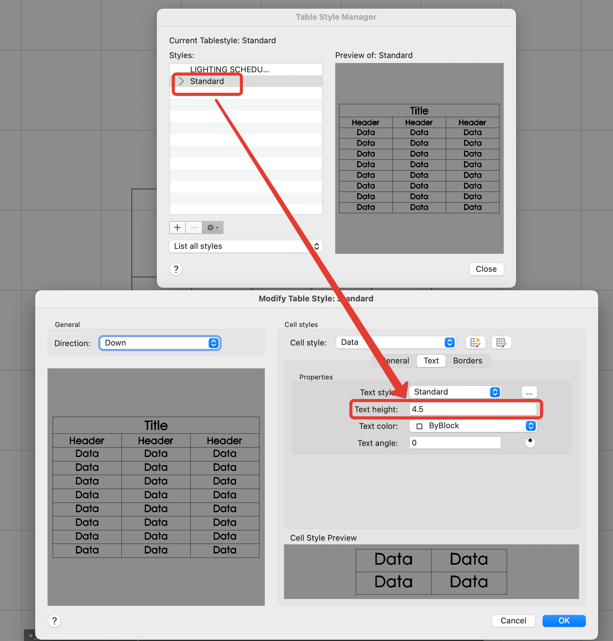 Creating Tables from Existing and Sharing Between Drawings - Autodesk ...