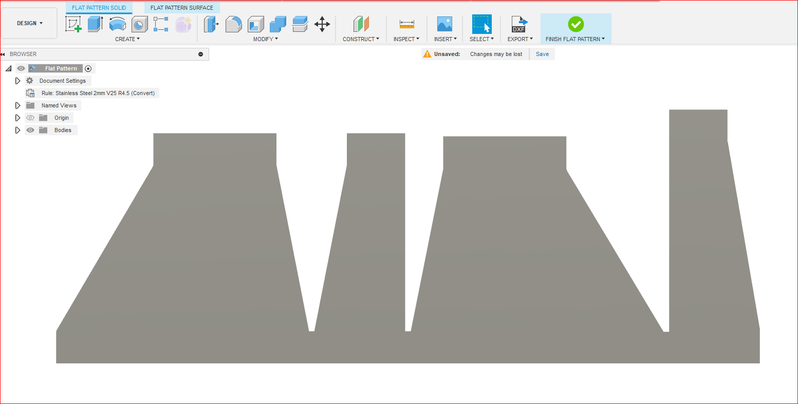 Solved: Create sheet metal chute from solid block - Autodesk Community