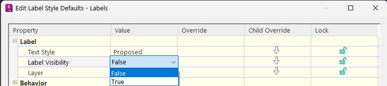 Solved: Alignment labels set their visibility to false - Autodesk Community