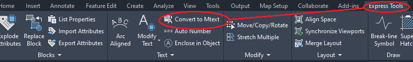 combining multiple lines of text/mtext - Autodesk Community