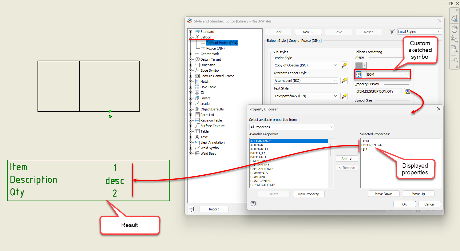 Ilogic View Label For Part Details Autodesk Community 