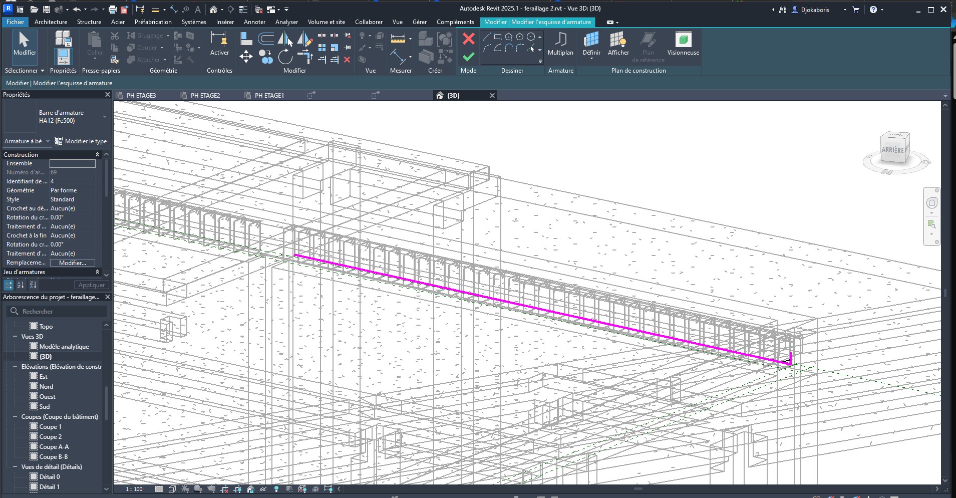 Solved: The grip in the horizontal direction for rebar unseen in the detail section - Autodesk ...