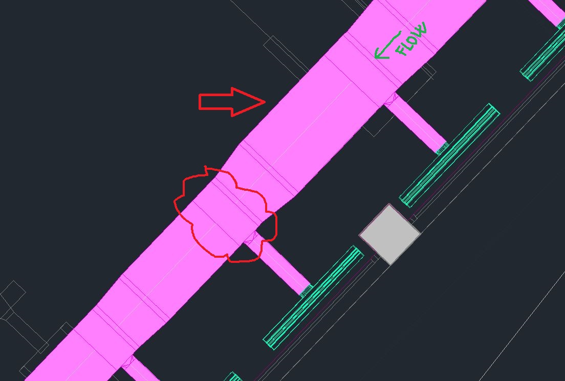 Wrong dimension of junction with automatic calculating ducts - Autodesk ...