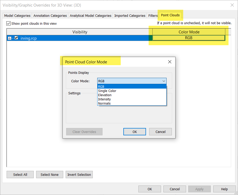 Point cloud phases yield different colors - Autodesk Community