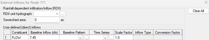 Solved: SSA Incorrectly Calculating External Inflow using Hydrodynamic ...