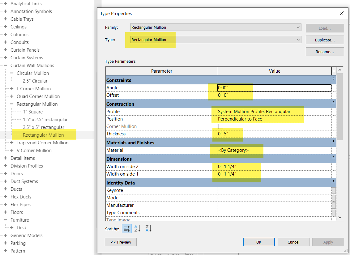 Solved: New mullion family - Autodesk Community
