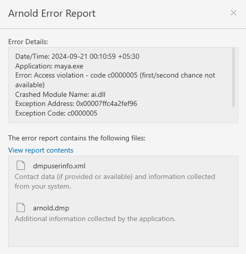 Maya Arnold 7.3.4.0 crashes during CPU render - Autodesk Community