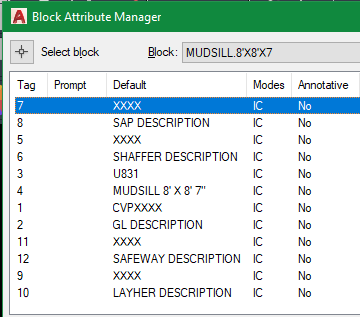 Changing Attribute Tag Names - Autodesk Community