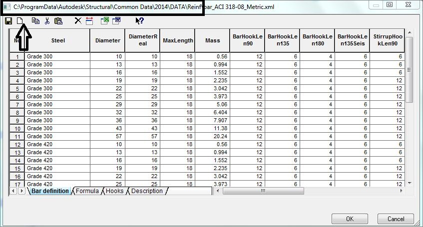 Solved: Reinforcement bars database - Autodesk Community
