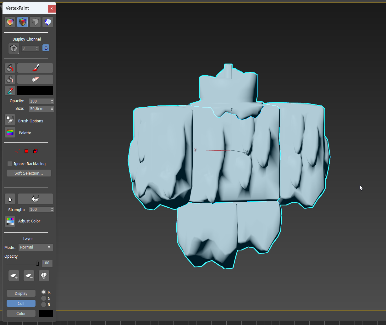 VertexPaint "Vertex Color Display - Shaded" messes up the lighting on ...