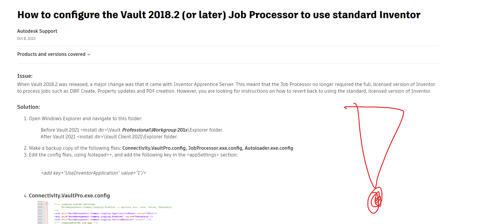 Job server error - "It looks like an error occurred during the file update. Please open DWG ...