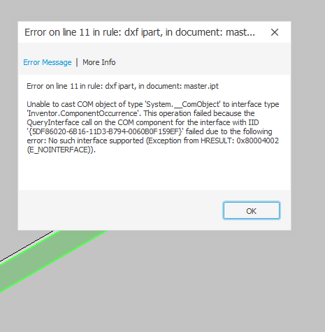 Ilogic dxf for iPart - Autodesk Community