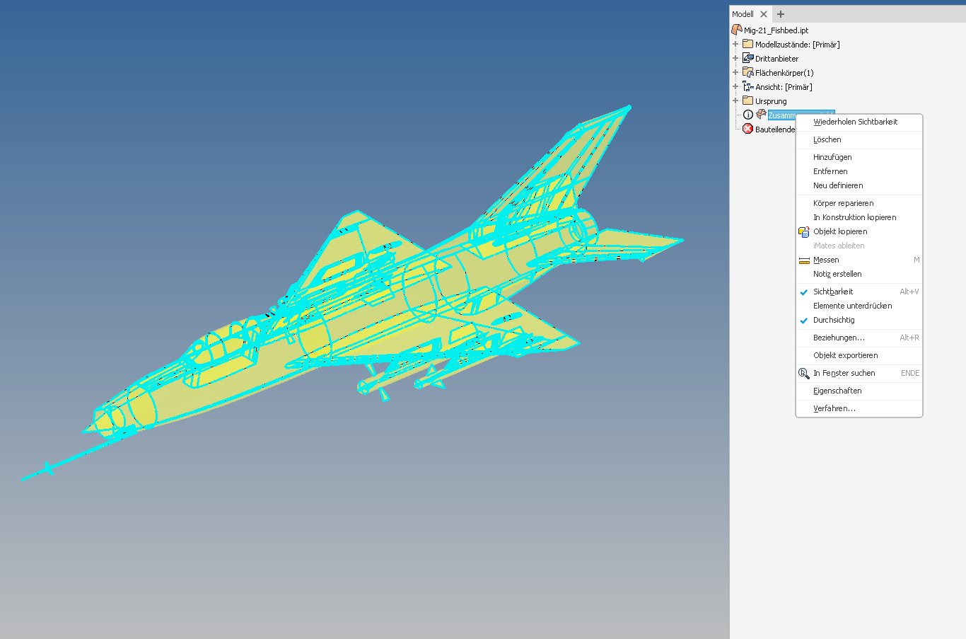 IGS Datei nach Import durchsichtig, was tun? - Autodesk Community