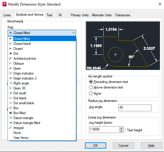 Dimension Nodes matching PTYPE setting - Autodesk Community