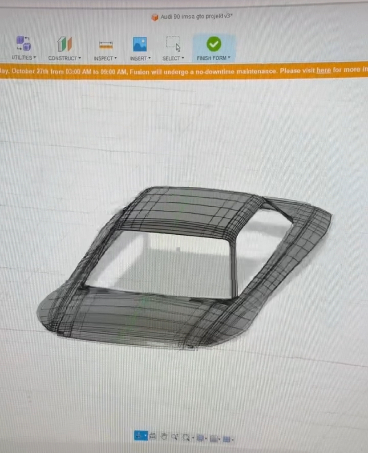Creating a shell of a really complicated car model - Autodesk Community